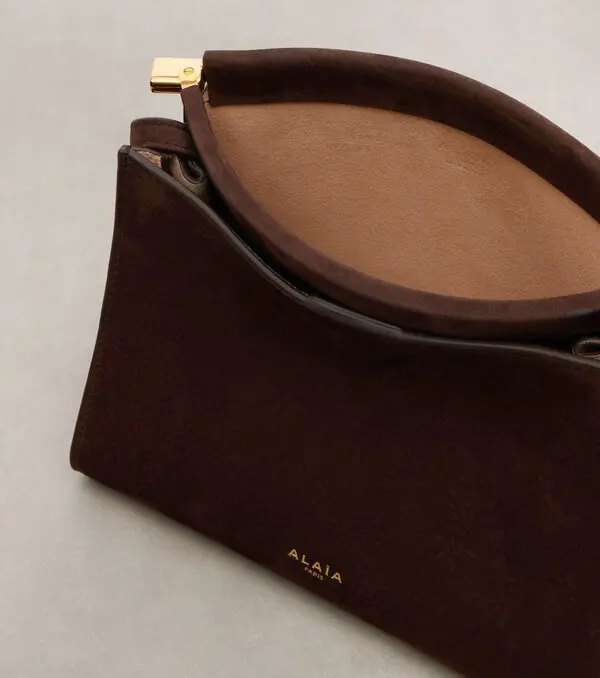 Alaïa Le Click Small Suede Shoulder Bag - Brown