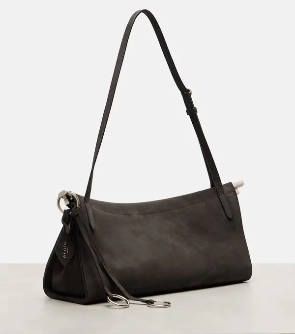 Alaïa Le Click East West Medium Shoulder Bag - Grey