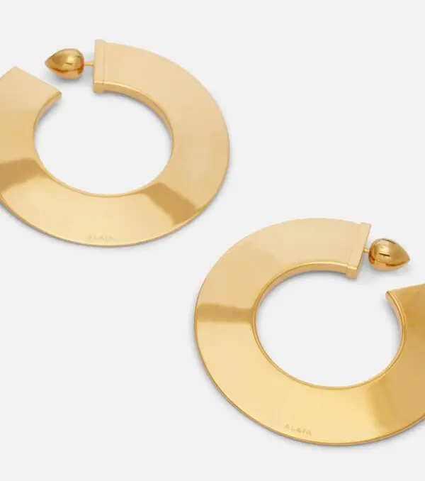 Alaïa Medium Hoop Earrings