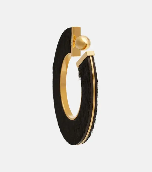 Alaïa Blade Medium Hoop Earrings