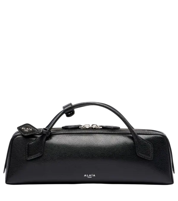 Alaïa Le Teckel Small Leather Clutch - Black