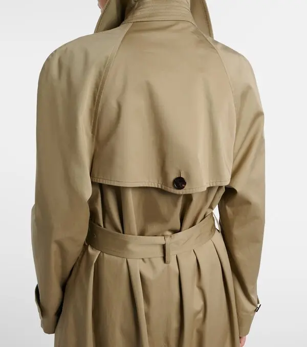 Balenciaga Cocoon Cotton Twill Trench Coat