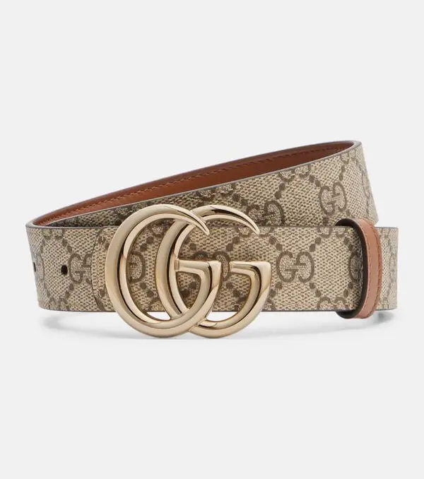Gucci Gg Marmont Belt - Beige