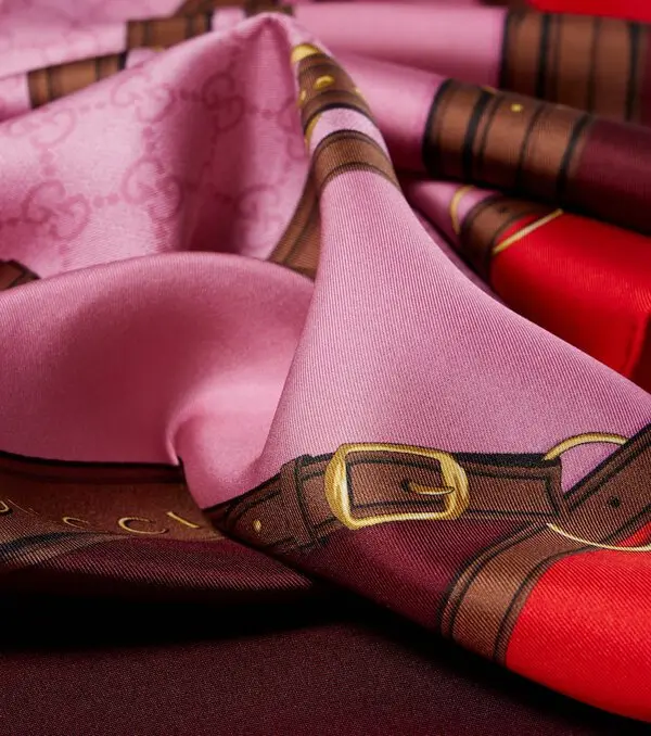 Gucci Printed Silk Scarf