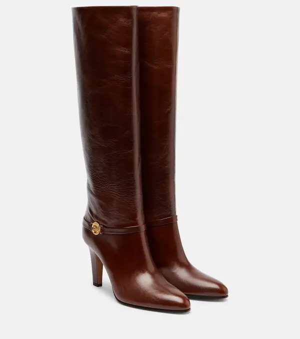 Chloé Eve Knee-high Leather Boots - Brown