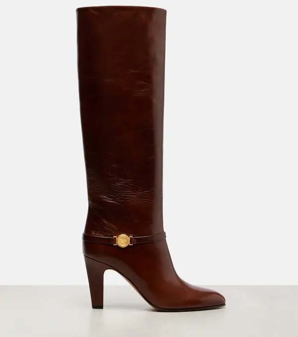 Chloé Eve Knee-high Leather Boots - Brown