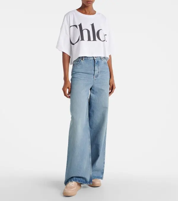 Chloé Nama Suede Platform Sneakers - Beige
