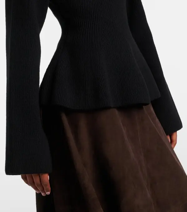 RÓHE Turtleneck Wool And Cashmere Top