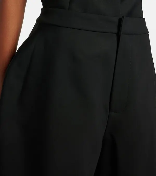RÓHE High-rise Barrel-leg Crêpe Pants
