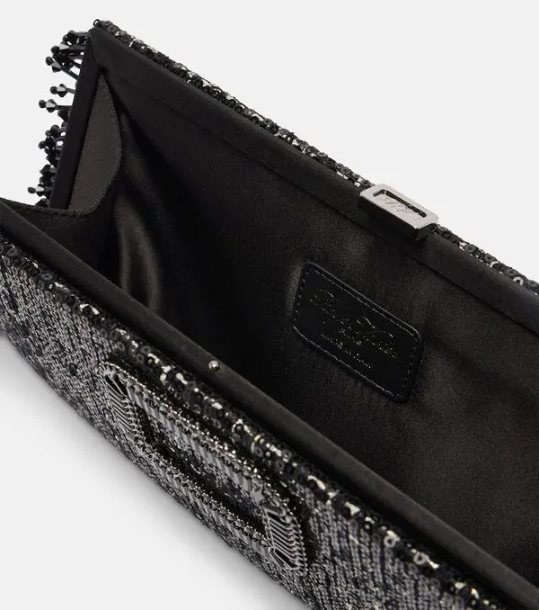 ROGER VIVIER Pilgrim Mini Sequined Clutch