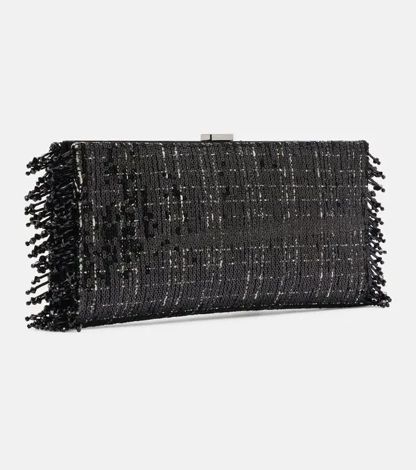 ROGER VIVIER Pilgrim Mini Sequined Clutch