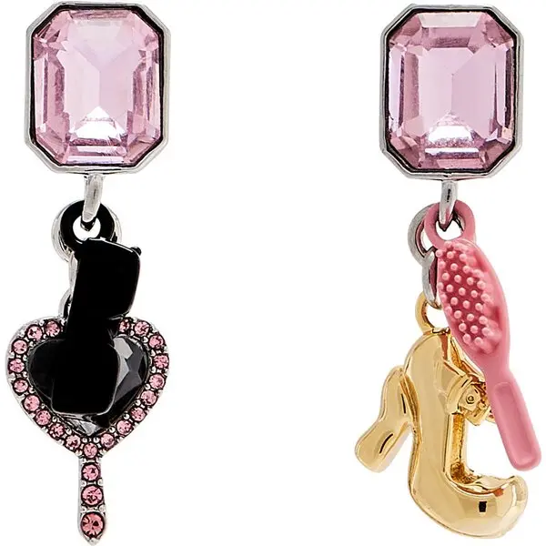 Marc Jacobs Dollhouse Charm Drop Earrings - Silver/multi