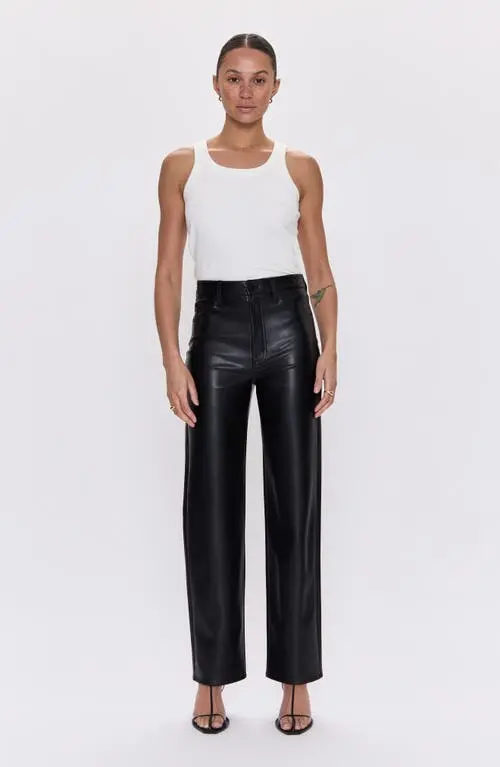 PISTOLA Cassie Coated Straight-leg Jeans