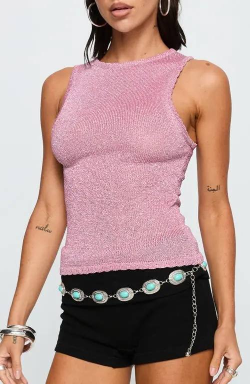 Princess Polly Glitter Knit Tank