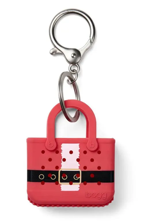 BOGG BAG Tiny Totes Bag Charm - Santa Boggy