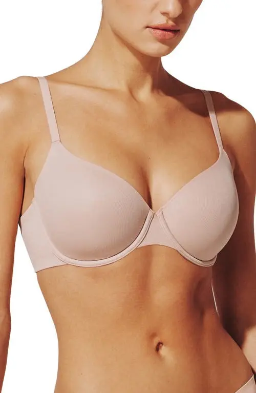 THIRDLOVE Comfortstretch Underwire Back Smoothing T-shirt Bra - Petal