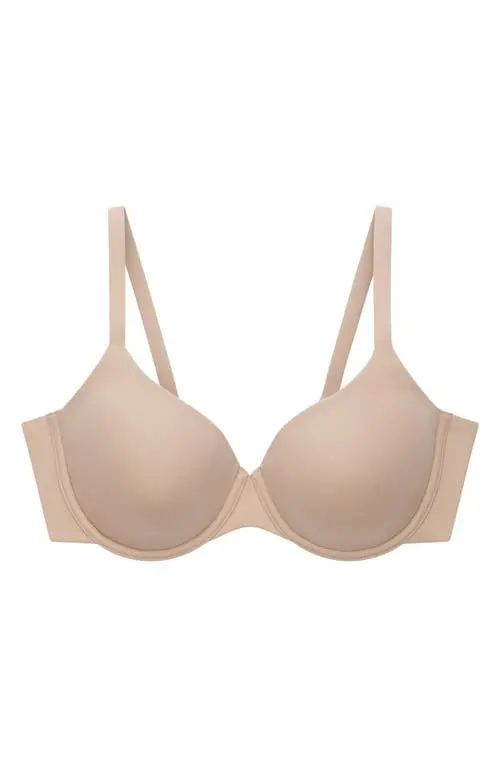 THIRDLOVE Comfortstretch Underwire Back Smoothing T-shirt Bra - Taupe