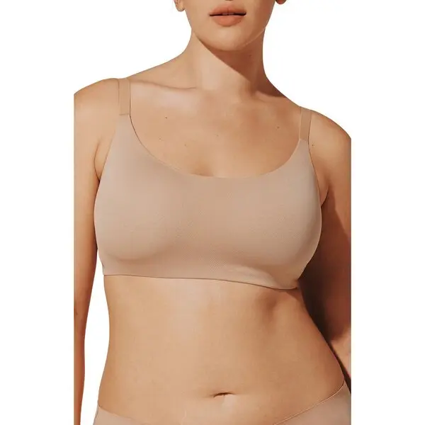 THIRDLOVE Thermoregulating Tempsync™ Wireless Bra - Taupe