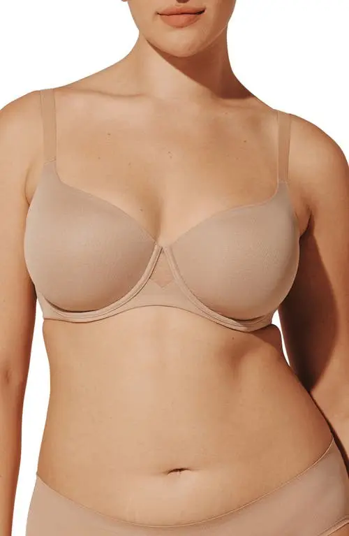 THIRDLOVE Thermoregulating Tempsync™ Underwire T-shirt Bra - Taupe