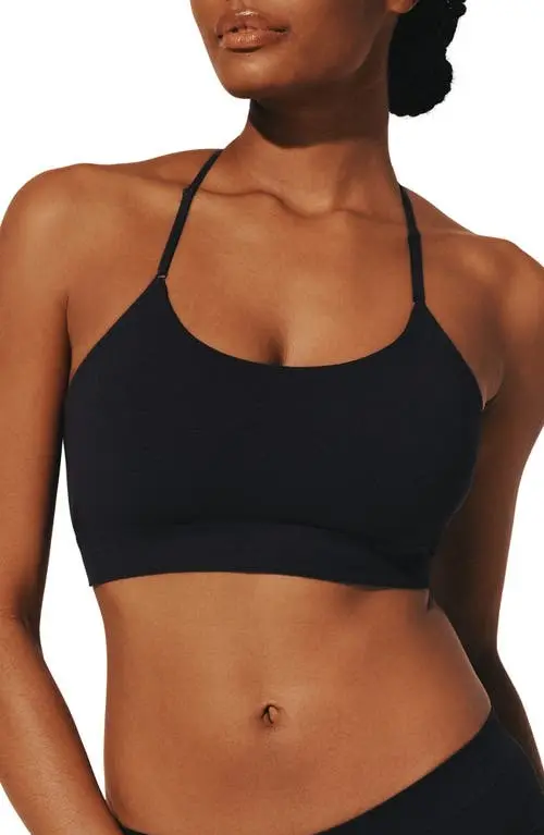 THIRDLOVE Seamless Cloud Cotton Wireless Bralette - Black