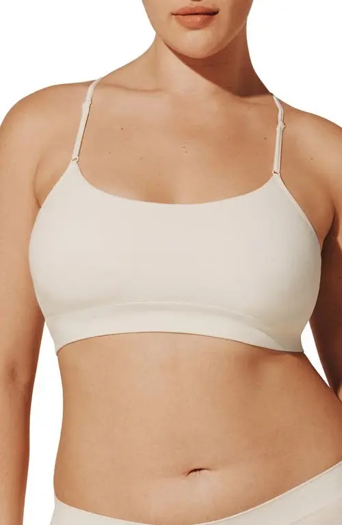 THIRDLOVE Seamless Cloud Cotton Wireless Bralette - Sea Salt