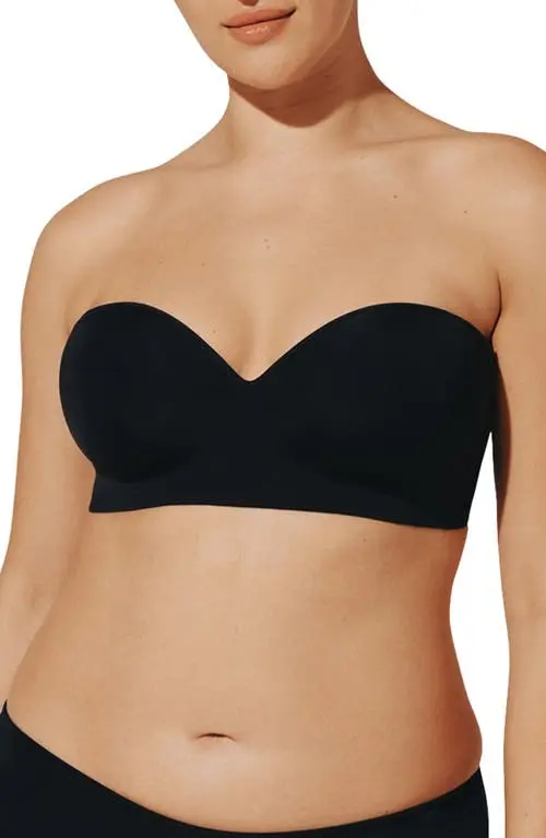 THIRDLOVE 24/7® Classic Underwire Always Up Strapless Bra - Black