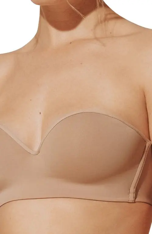 THIRDLOVE 24/7® Classic Underwire Always Up Strapless Bra - Taupe