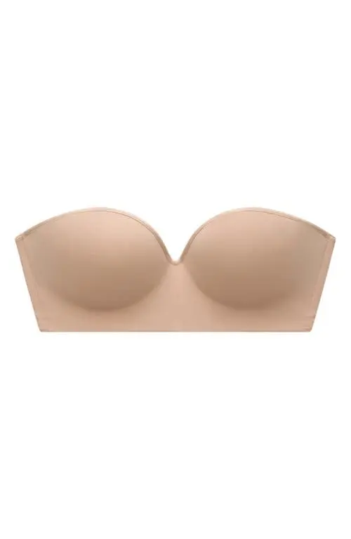 THIRDLOVE 24/7® Classic Underwire Always Up Strapless Bra - Taupe