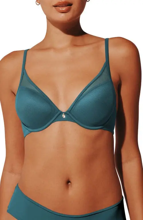 THIRDLOVE 24/7® Classic Uplift Plunge Underwire Bra - Deep Sea