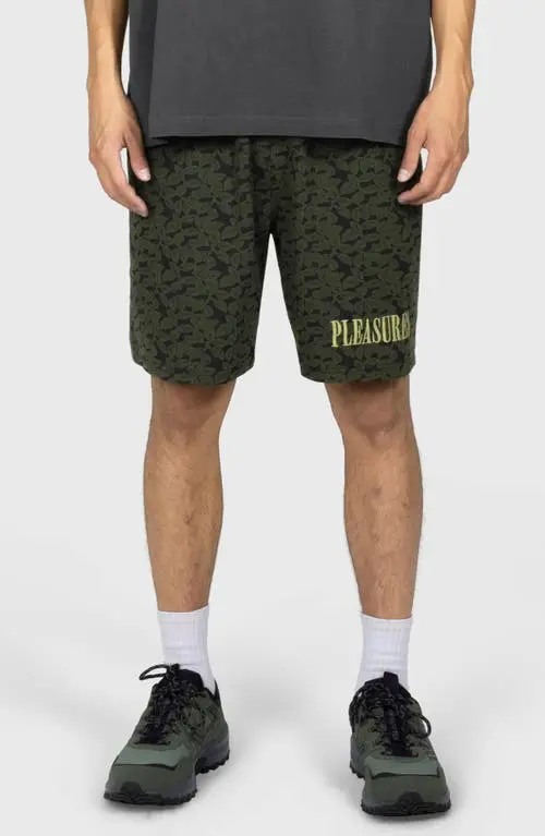 PLEASURES Leaf Jacquard Shorts
