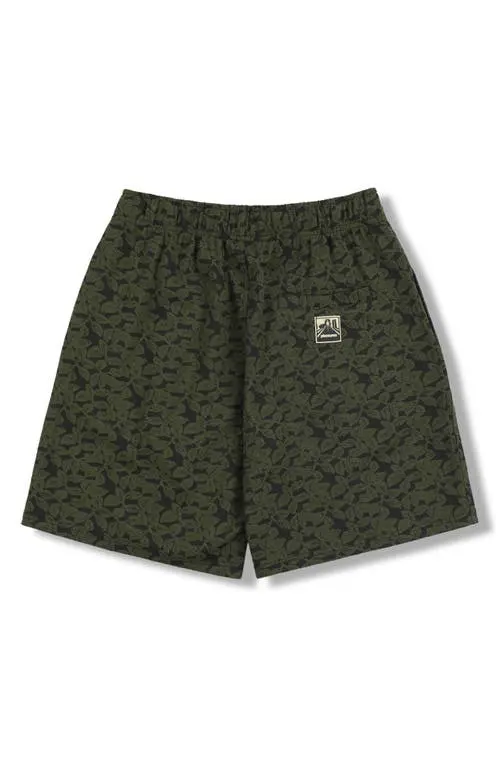 PLEASURES Leaf Jacquard Shorts
