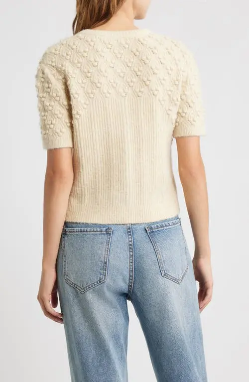 Rag & Bone Sierra Pom Short Sleeve Cardigan