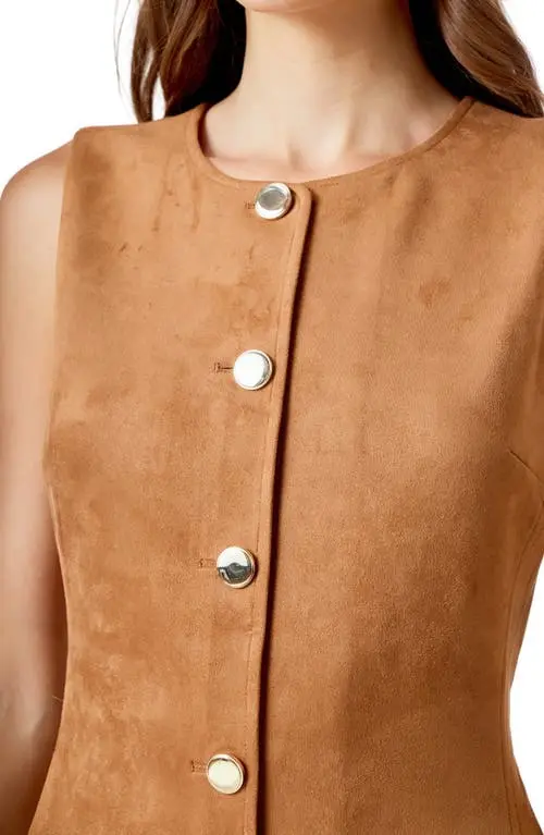 Endless Rose Faux Suede Mini Dress