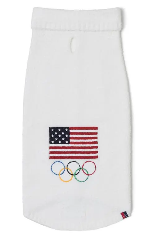 Barefoot Dreams Cozychic® Flag Pet Sweater