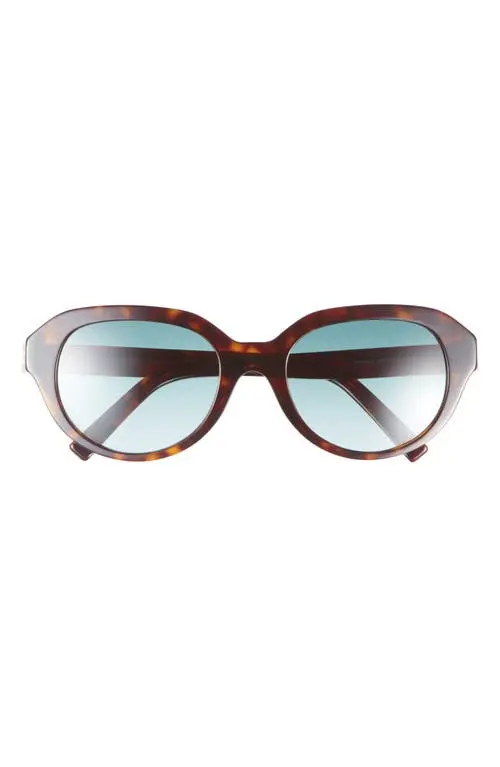 Givenchy 4g Gradient Round Sunglasses - Dark Havana/gradient Green