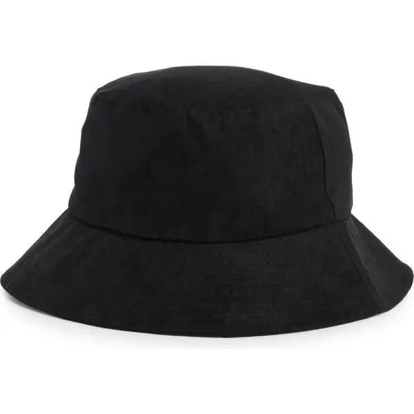 Nordstrom Faux Suede Bucket Hat - Black