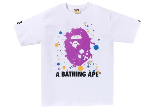 A BATHING APE Store La 5th Anniversary Tee Shirt - White