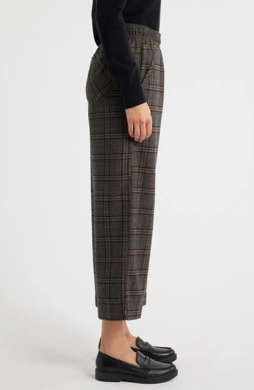 Wit & Wisdom Plaid Wide-leg Pants