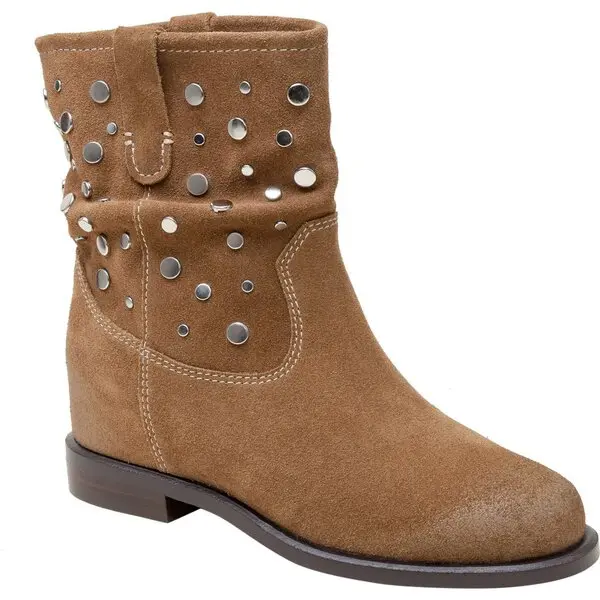 Linea Paolo Terry Studded Booties - Olive