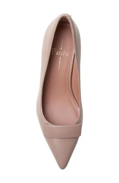 Linea Paolo Prisa Pointed Toe Pump - Putty