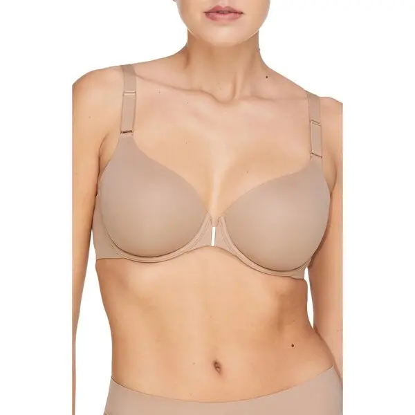 THIRDLOVE Comfortstretch Underwire Front Closure T-shirt Bra - Taupe