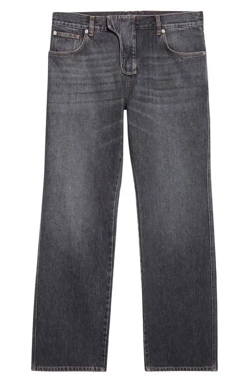 Balmain Low-rise Straight-leg Jeans
