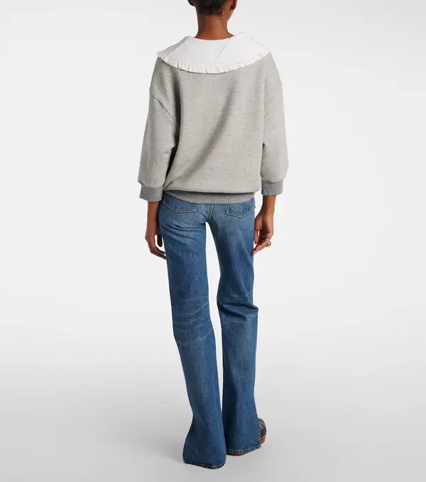 Chloé Cotton-blend French Terry Sweatshirt