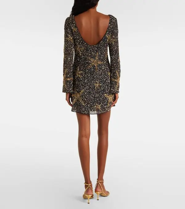 Rixo Ilse Sequined Minidress