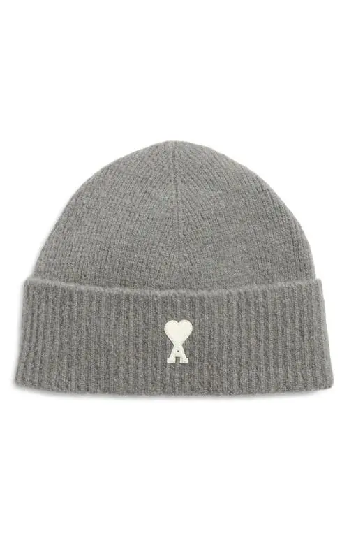 Ami De Coeur Mohair Beanie - Gris/ecru
