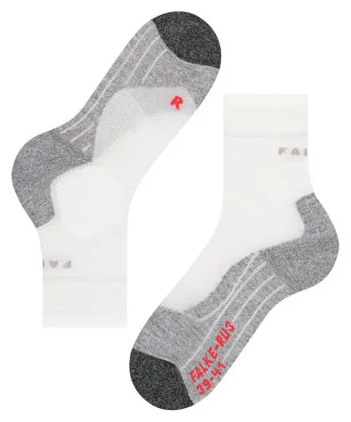 Falke Ru3 Comfort Running Socks - White-mix