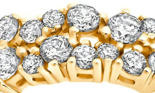 CRISLU Multicluster Cubic Zirconia Eternity Ring