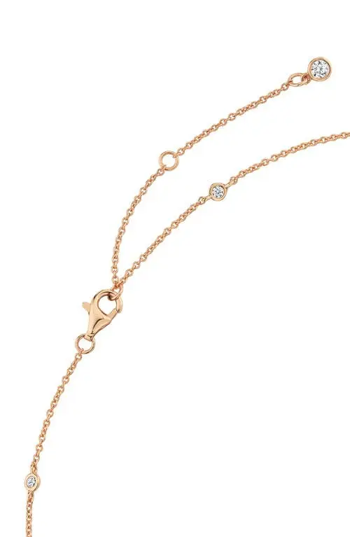 CRISLU Cubic Zirconia Bezel Chain Necklace