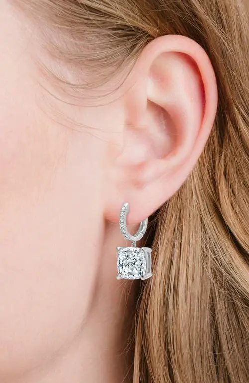 CRISLU Cubic Zirconia Drop Earrings