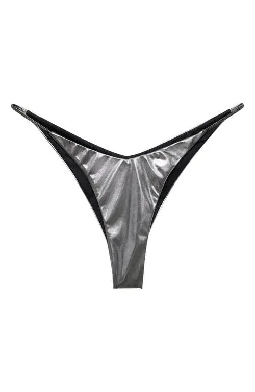 Mango Metallic Bikini Bottoms